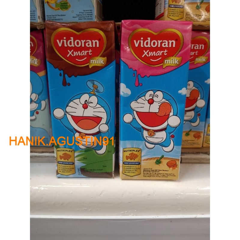 Jual Susu Vidoran Xmart Milk Straberry Coklat 175ml Shopee Indonesia