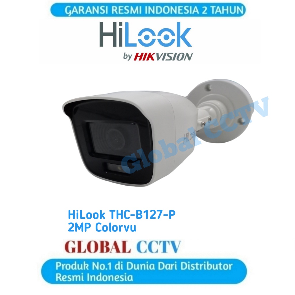 Jual HILOOK THC-B127-P CAMERA OUTDOOR COLORVU 2MP HILOOK BY HIKVISION ...