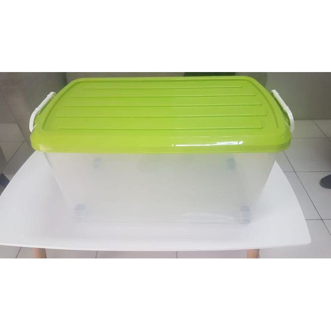 Jual Box Container / Kotak Plastik / Box Plastik ukuran 90 liter + Roda ...