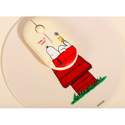 Jual SNOOPY PEANUTS KEYBOARD WIRELESS / SILENT MOUSE BLUETOOTH / USB ...