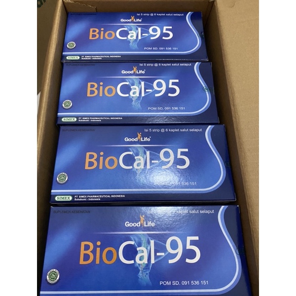 Jual bio cal 95 / bio cal95 / box / 30 kaplet | Shopee Indonesia