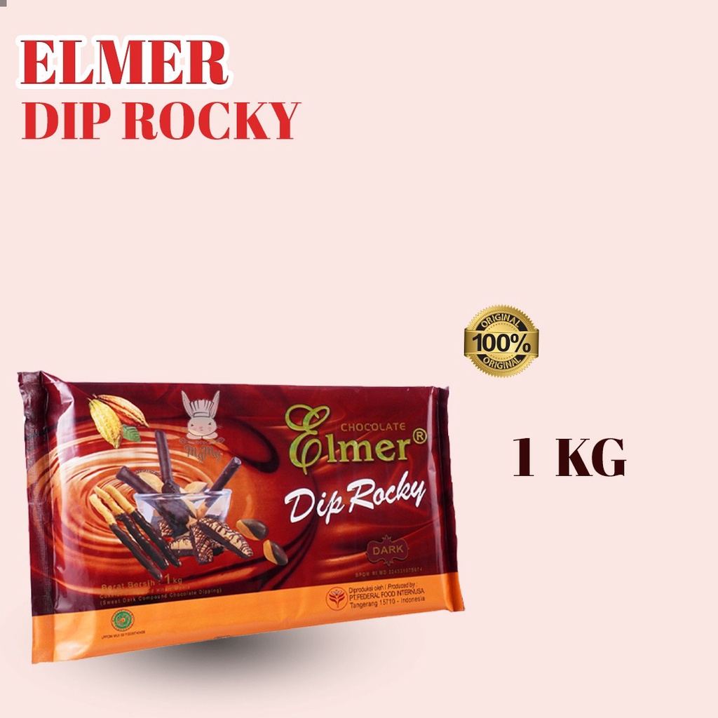 Jual ELMER Chocolate Dip Rocky 1 kg | Shopee Indonesia