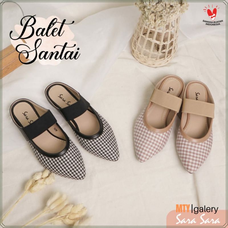 Jual Sara Sara CPP dan KPP Motif kotak-kotak kecil Sepatu wanita Casual ...
