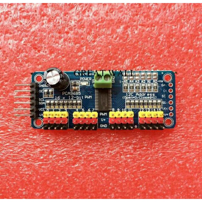 Jual 16 Channel 12-bit PWM/Servo Driver-I2C interface PCA9685 module servo | Shopee Indonesia