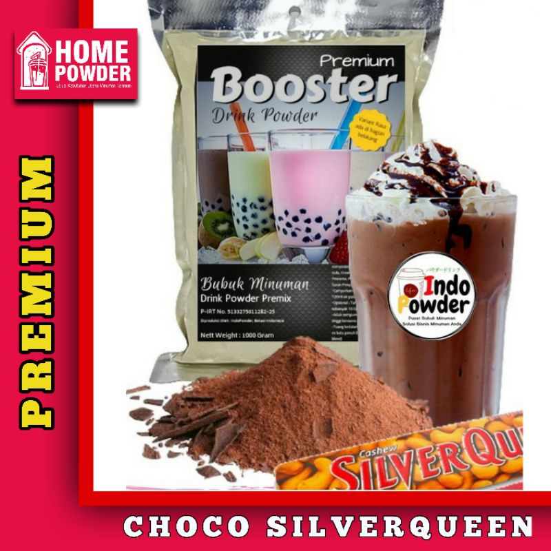 Jual Bubuk Minuman Powder Booster Premium Coklat Choco Silverqueen 1kg ...