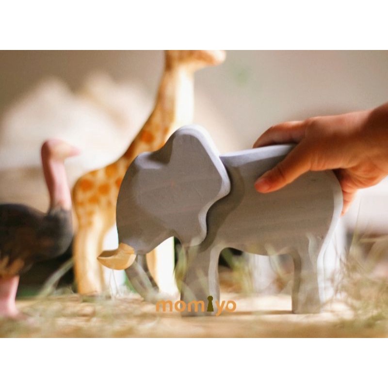 Jual MOMIYO Wooden Animals | Mainan Kayu Hewan | Mainan Binatang ...