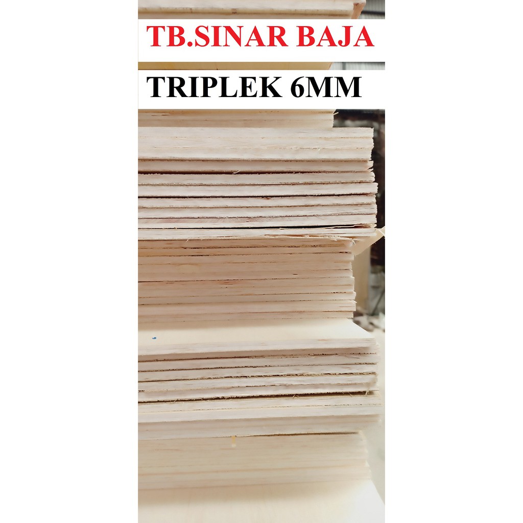 Jual Triplek 6 MM / Papan Triplek 6 MM | Shopee Indonesia
