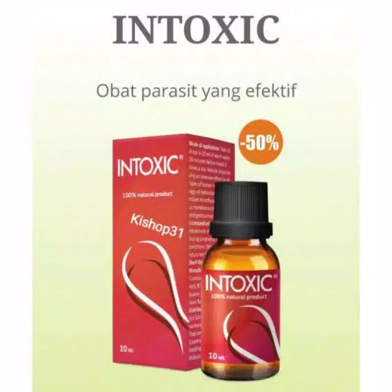 Jual INTOXIC Asli Obat Cair Pembasmi Parasit Cacing Tubuh Original (isi ...