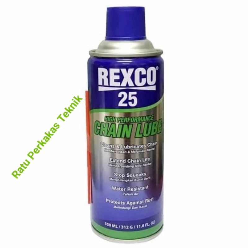 Jual REXCO 25 350ML CHAIN LUBE PELUMAS MINYAK RANTAI SEMPROTAN ...