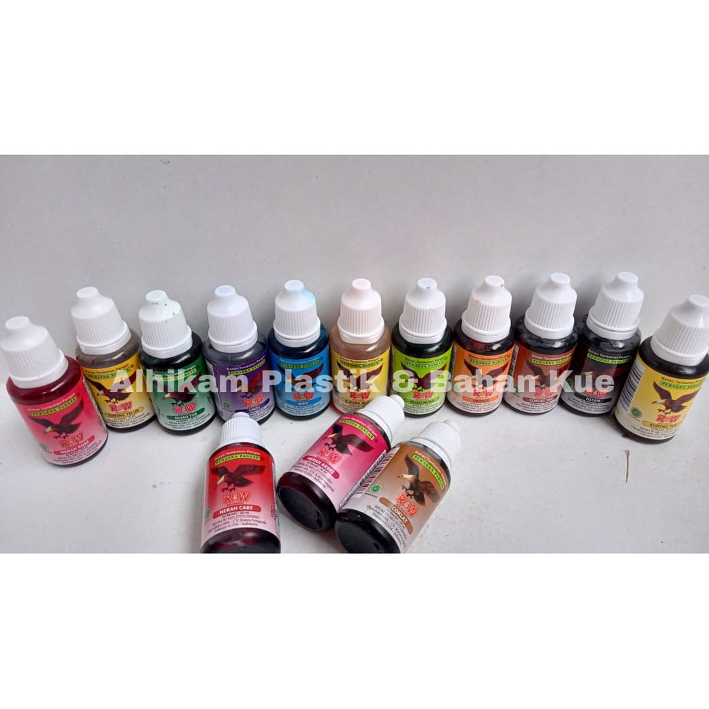 Jual Pewarna Pangan R&W Rajawali Tetes - Sumbo RW 30ml | Shopee Indonesia