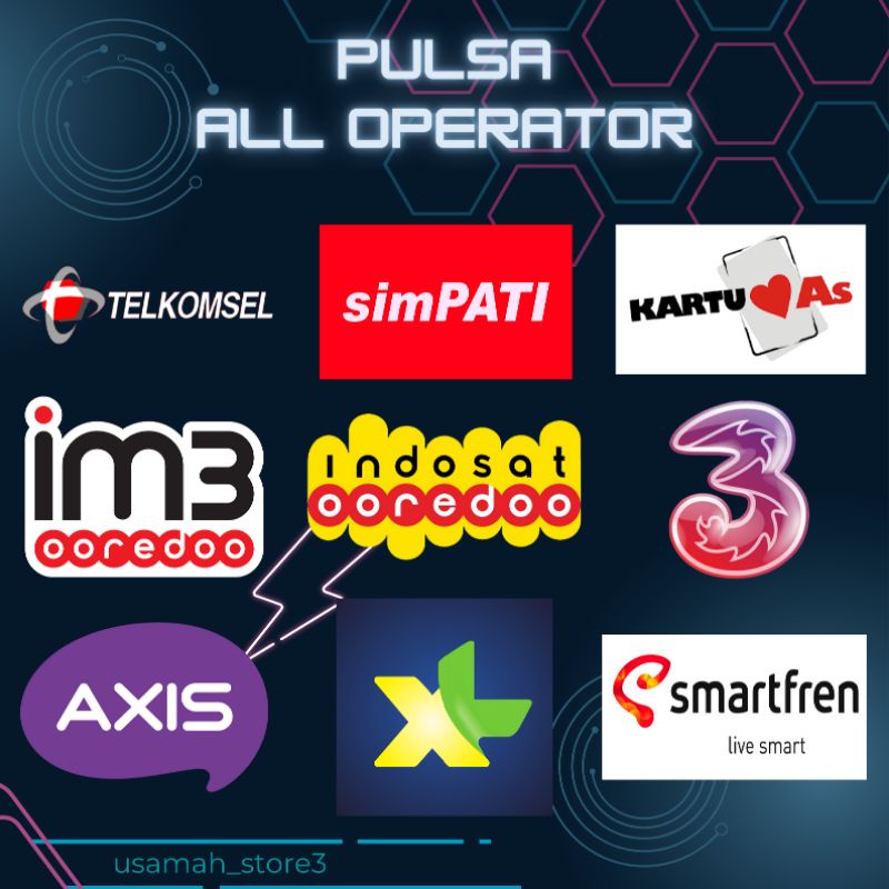 Jual Pulsa 100K ALL OPERATOR (REGULER & TRANSFER) | Shopee Indonesia