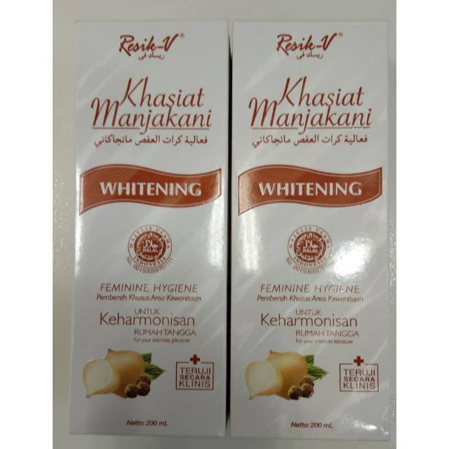Jual Resik V Khasiat Manjakani Whitening 200ml | Shopee Indonesia