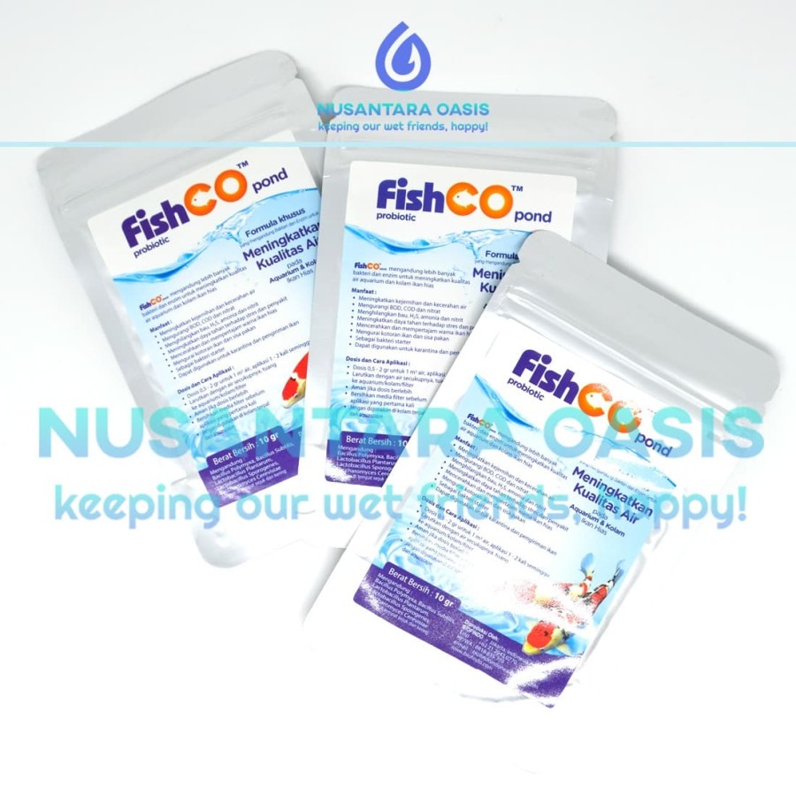 Jual FISH CO POND PROBIOTIK 10GRM ( BAKTERI STARTER ) | Shopee Indonesia