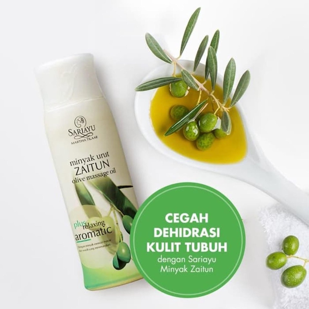 Jual SARIAYU Minyak Urut Zaitun Plus Relaxing Aromatic 150 ml | Shopee ...