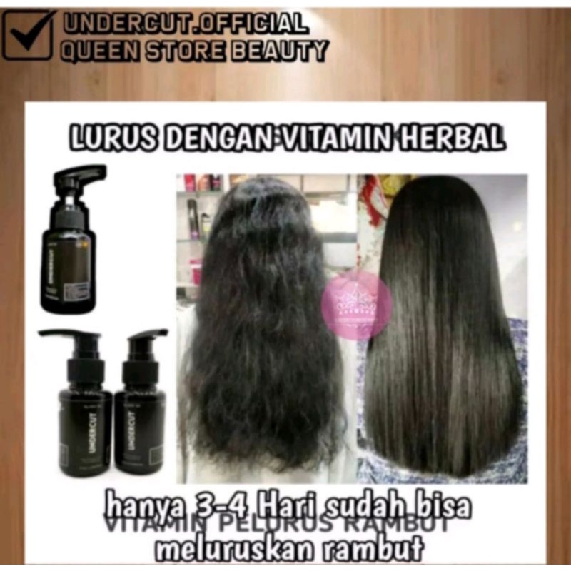 Jual Pelurus Rambut Anti Keriting Kusam Rontok (UNDERCUT HAIR) | Shopee ...