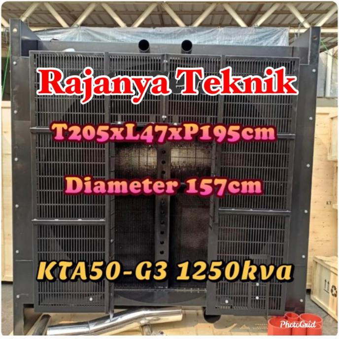Jual Radiator Genset Cummins Kta50- G3 - 1250 Kva | Shopee Indonesia