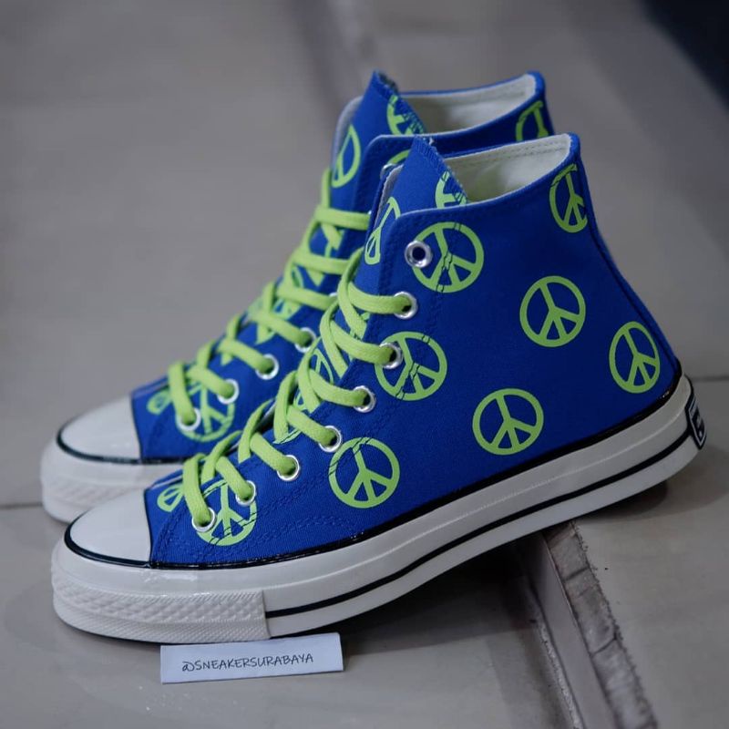 Jual Converse Chuck Taylor 1970s Hi Peace Game Royal CT 70 CT 70s ...