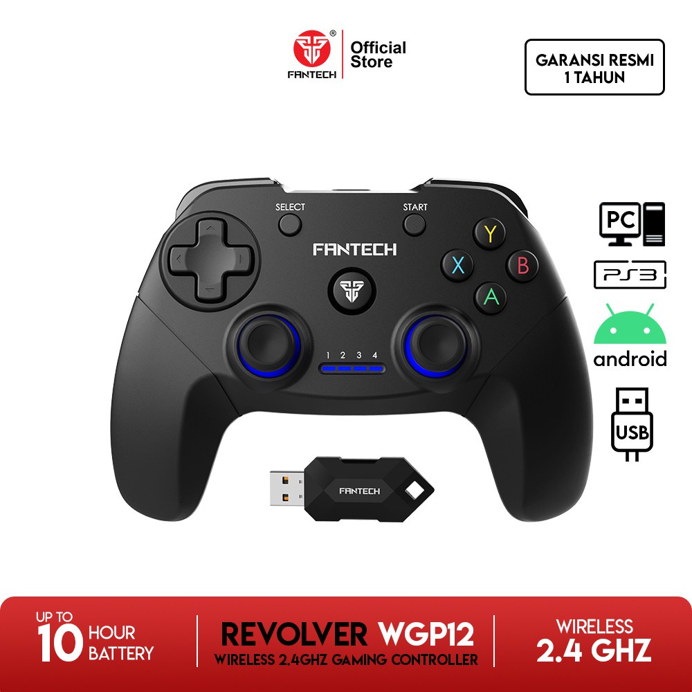 Jual Fantech REVOLVER WGP12 Wireless Gaming Controller Gamepad Joystick ...