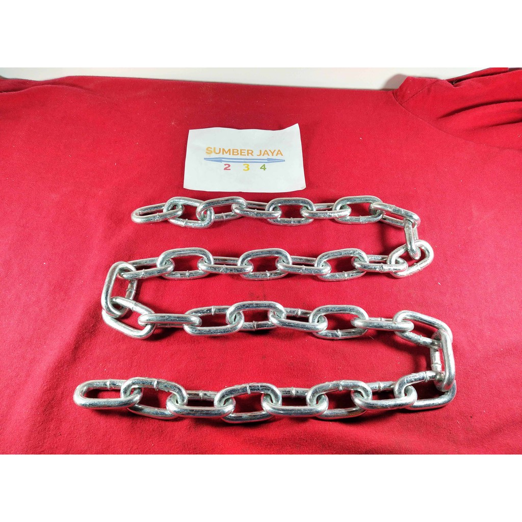 Jual Rantai Besi Kapal 1/4 / 6mm Galvanis | Shopee Indonesia