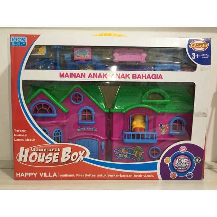 Jual FAMILY TOYS - mainan rumah rumahan villa happy house | Shopee ...