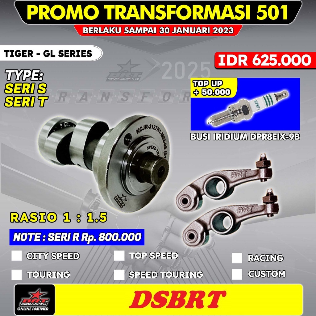 Jual Master Cam Noken As Pelatuk Roller BRT TIGER GL PRO GL MAX MEGAPRO ...