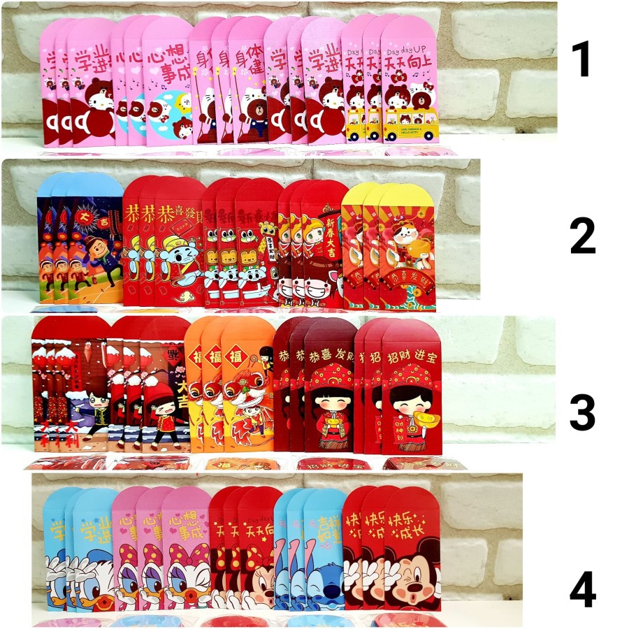 Jual Angpao Gantung Mini Murah Ampao Tali Merah Angpo Kecil Gantung ...