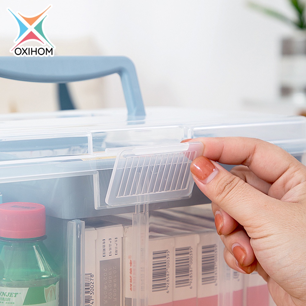 Jual Oxihom Tempat Kotak Penyimpanan Box Mainan Kotak Obat Tool Box ...