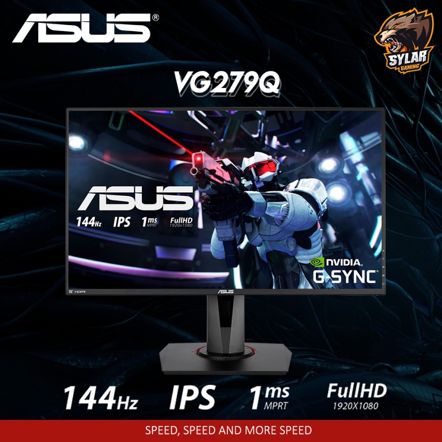 Jual Asus VG279Q 27Inch 144Hz IPS FreeSync 1ms FHD LED Gaming Monitor ...