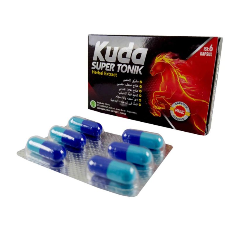 Jual kapsul herbal stamina pria kuda super tonik | Shopee Indonesia