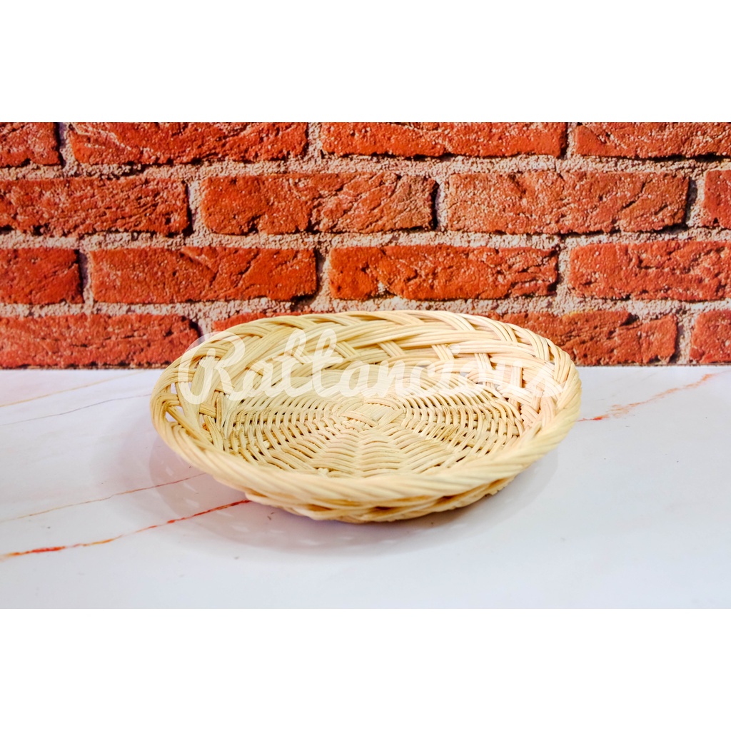 Jual Piring Rotan Double D24cm Natural | Shopee Indonesia