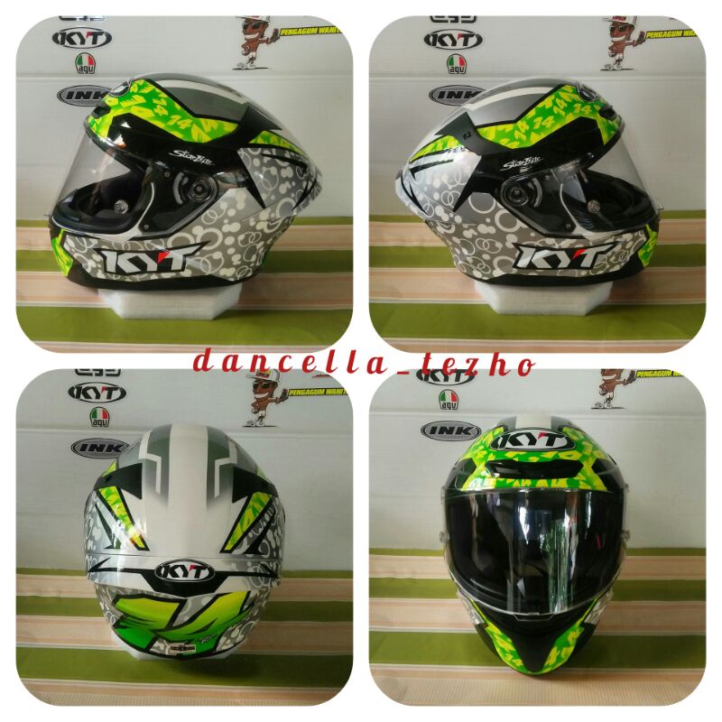 Jual HELM FULLFACE KYT TT COURSE ARBOLINO | Shopee Indonesia