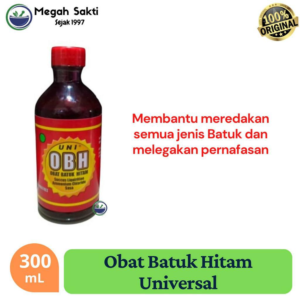 Jual OBH Obat Batuk Hitam Universal 300 mL - Obat batuk kering dan ...