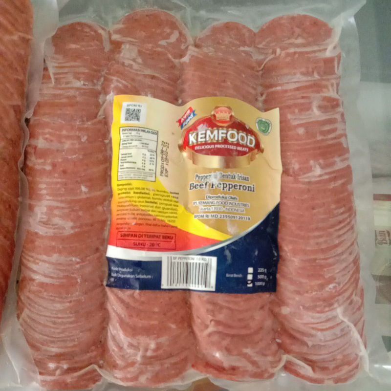 Jual Kemfood Beef Pepperoni berat 1kg | Shopee Indonesia