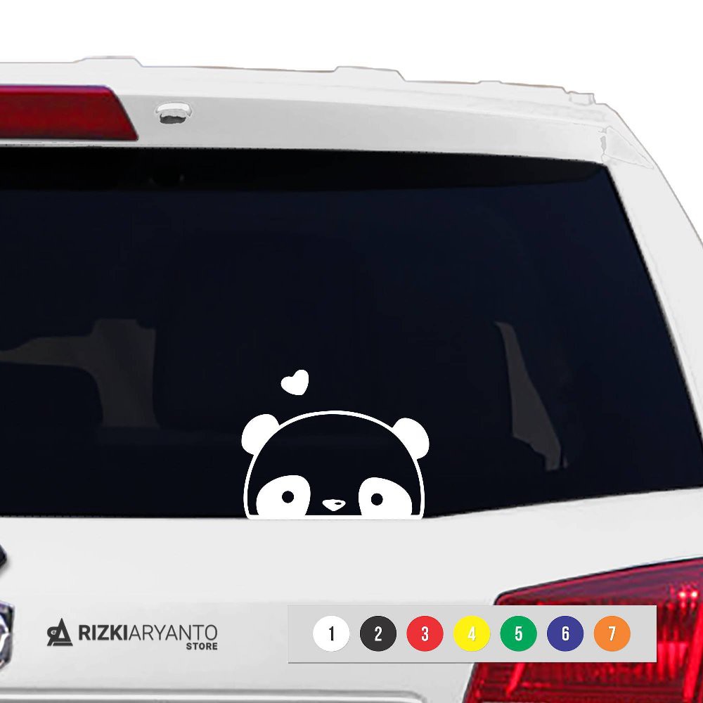 Jual Stiker Kaca Mobil Panda Ngintip Lucu Sticker | Shopee Indonesia
