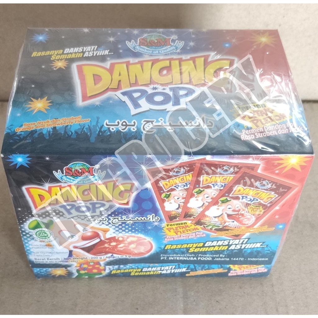 Jual S&M DANCING POP CANDY 40PCS | Shopee Indonesia