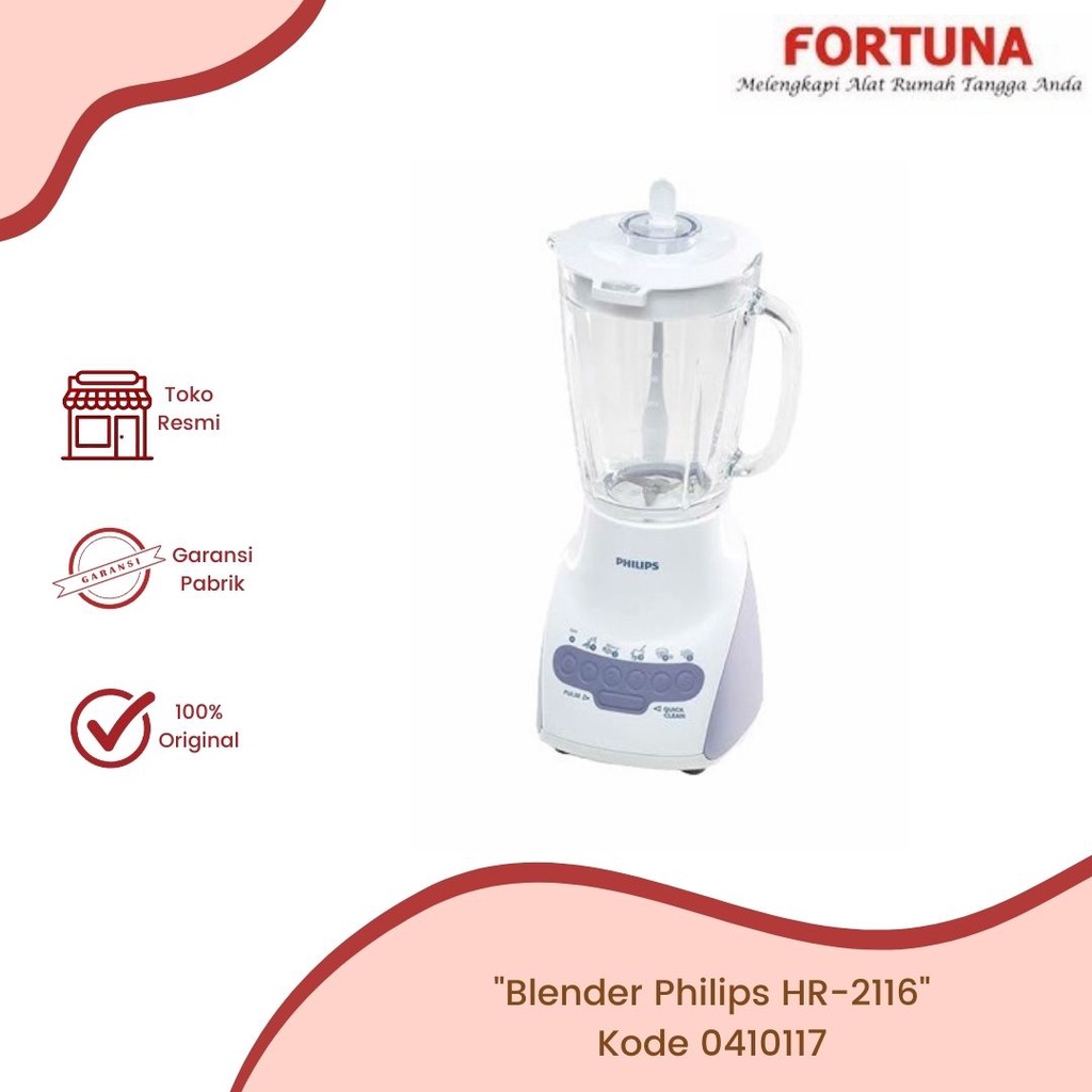 Jual Blender Philips HR-2116 / Blender Philips Glass / Blender Kaca ...