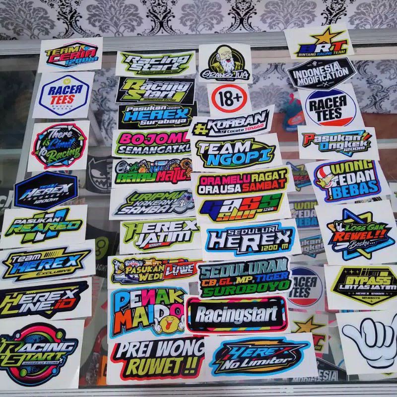 Jual Sticker Racing Custom | Shopee Indonesia