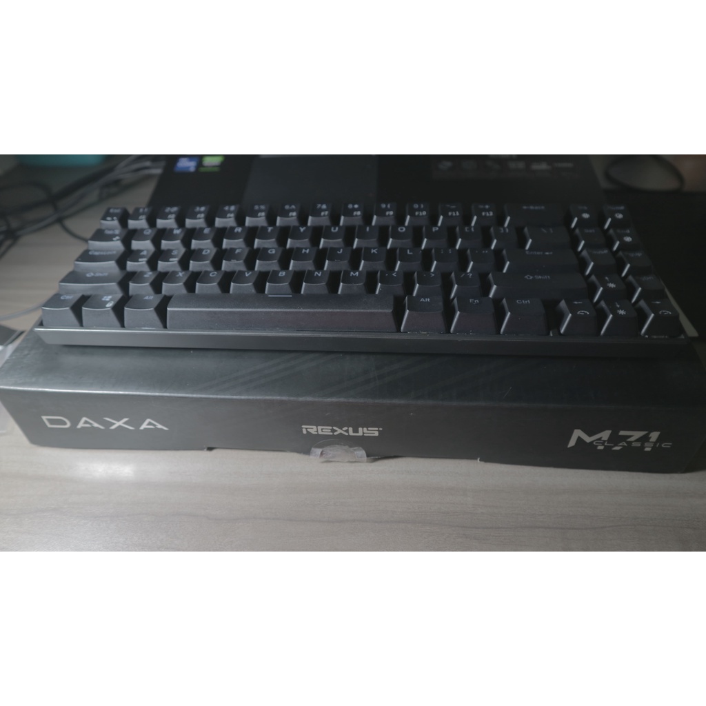 Jual Rexus Keyboard Gaming Mechanical Daxa M71 Classic - Black | Shopee ...