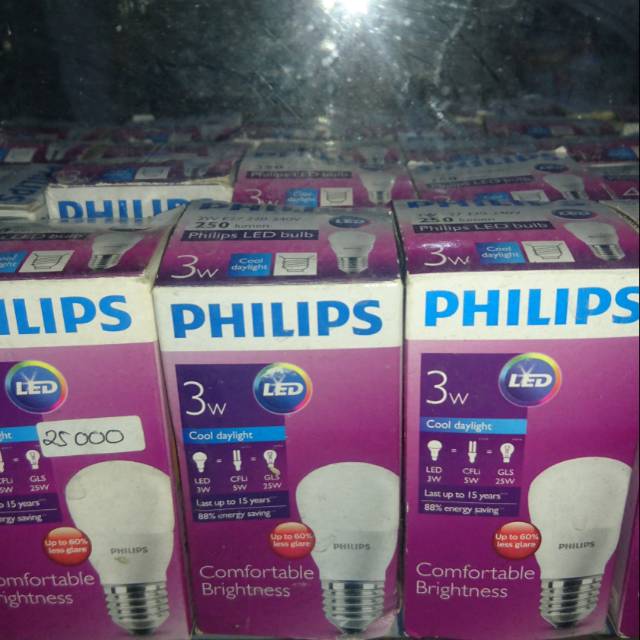 Jual Lampu led philips 3-4 w tanpa dus(non dus) | Shopee Indonesia