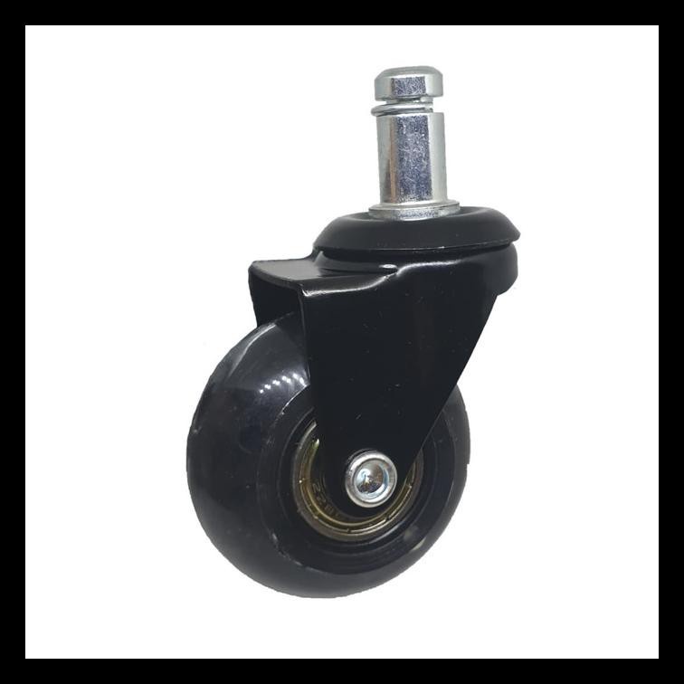 Jual Roda Kursi kantor Socket Castor Caster NYLON 1 1/2 REM MUTER MATI ...
