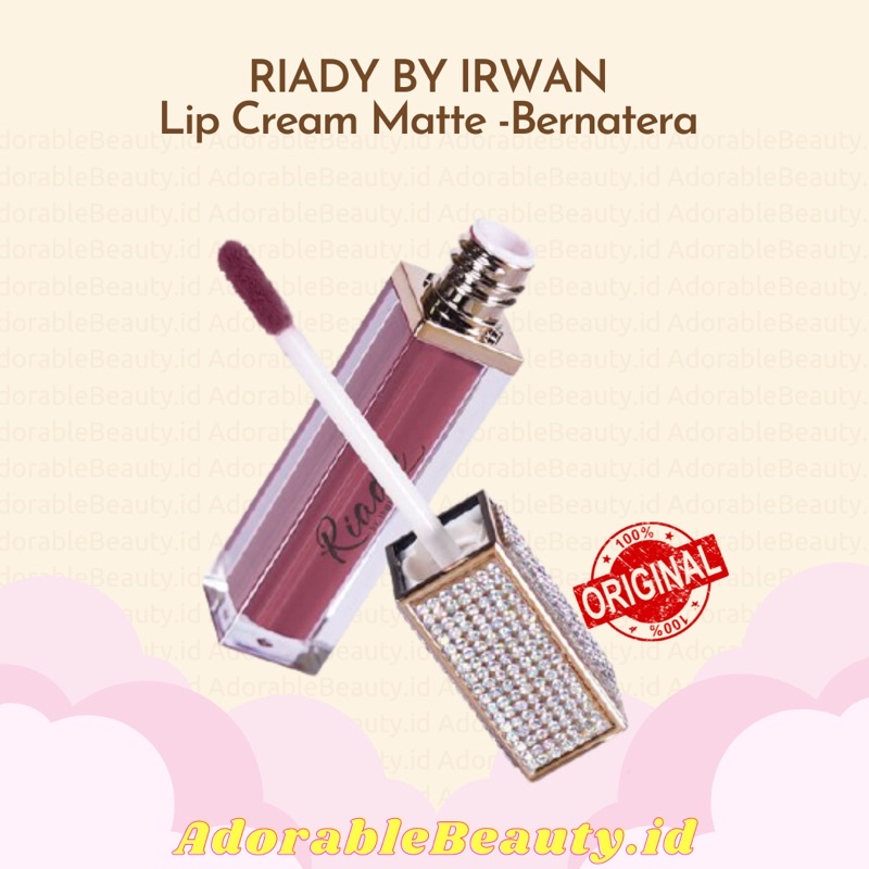 Jual RIADY BY IRWAN Lip cream matte shades BERNATERA | Shopee Indonesia