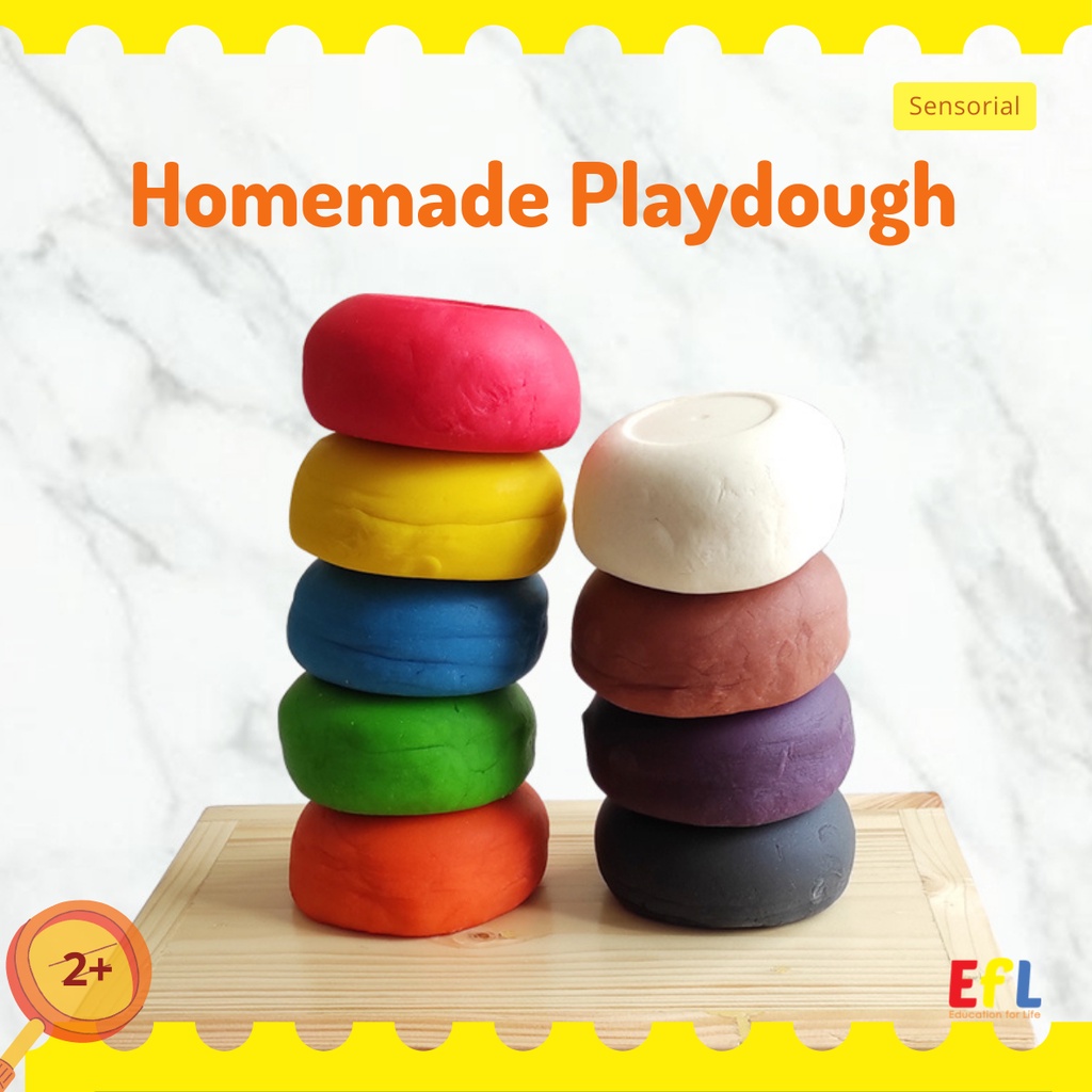 Jual EFL Playdough / Playdoh / Paket Rainbow | Shopee Indonesia