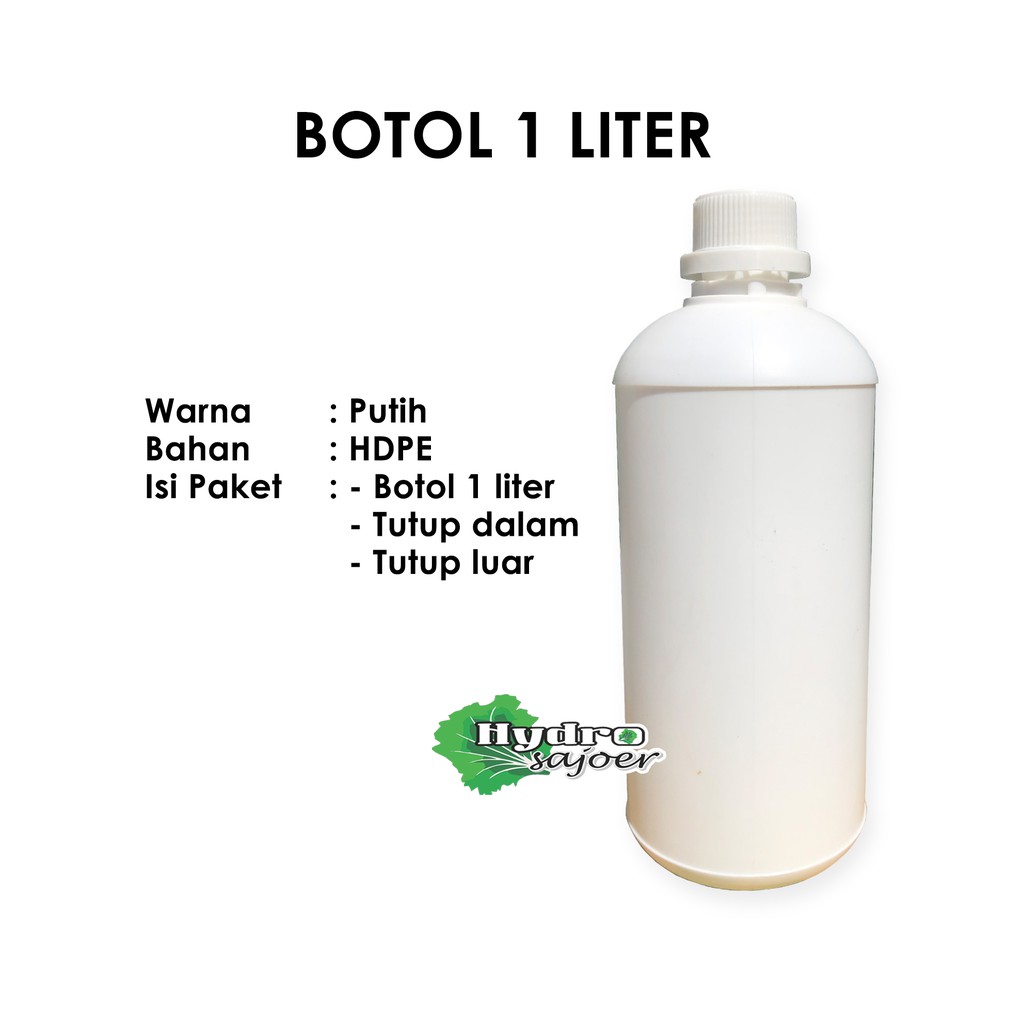 Jual Botol Plastik HDPE 1000 ml atau1 Liter | Shopee Indonesia