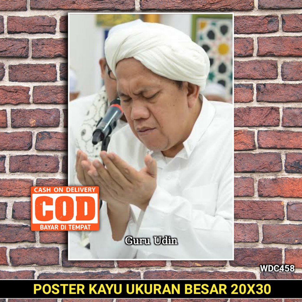 Jual Poster Poto + Bingkai, KH Zohfaruddin Guru Udin, UKURAN BESAR ...