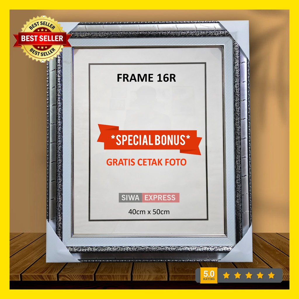 Jual BINGKAI FOTO 16R + FREE CETAK PHOTO UKURAN 16R (40x50) DOUBEL ...
