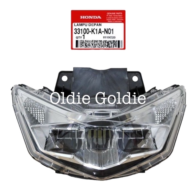 Jual 33100-K1A-N01 Lampu Depan Reflektor Beat LED Eco Street K1A 2020 AHM 33100K1AN01 | Shopee ...