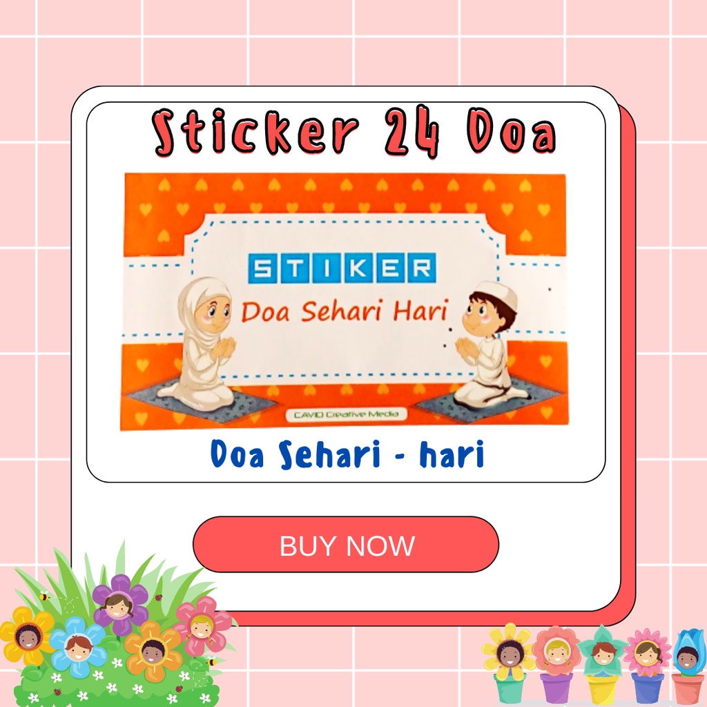 Jual Stiker Doa Sehari-hari Harian Terlengkap, Full Gambar Animasi Anak ...