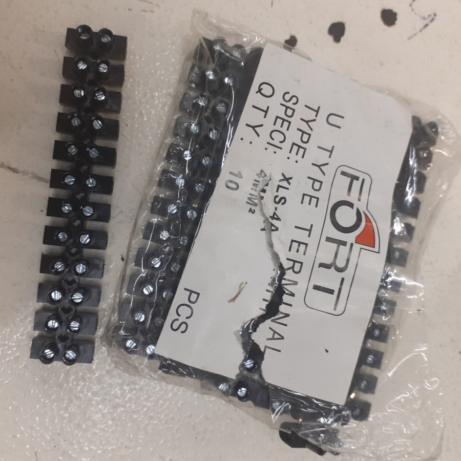Jual Terminal Block Krustin XLS-6A / XLS6A 400V 6A/6mm Fort | Shopee ...