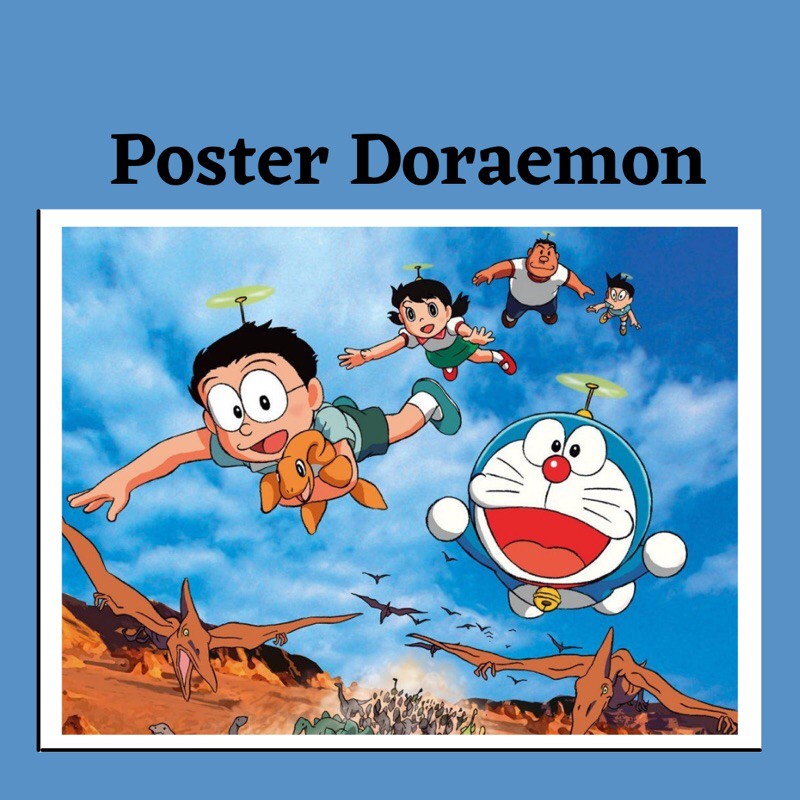 Jual poster kartun doraemon lucu unik murah besar banyak pilihan bisa ...