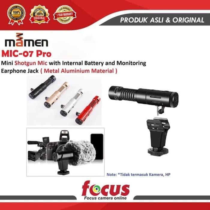 Jual Mamen Mic-07 Pro Mini Shotgun Mic Microphone For Camera ...